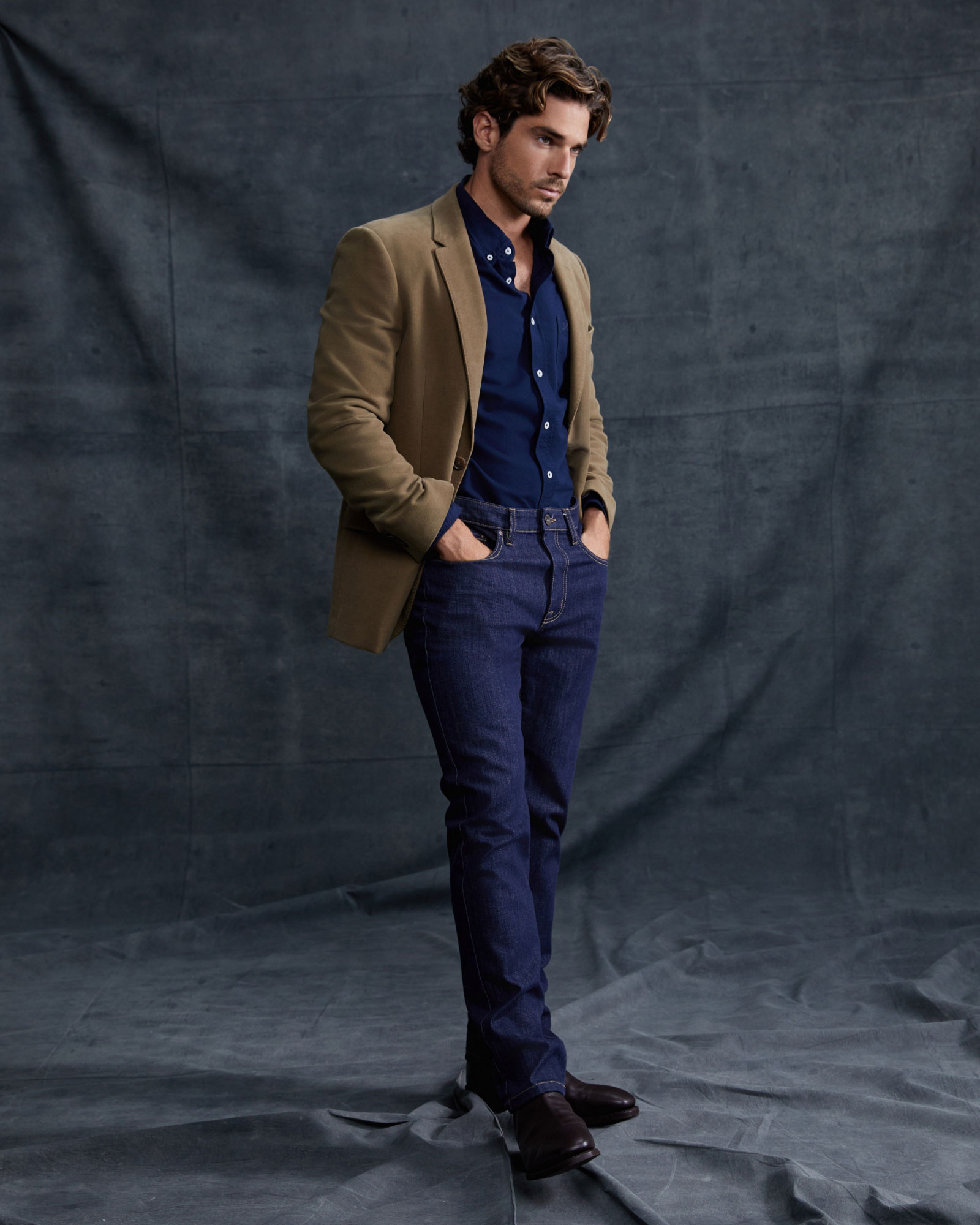 Grayson Straight Jean in Raw Indigo | Sportscraft